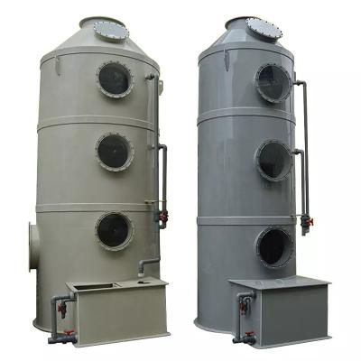 China Stainless Steel Spray Tower For Acid And Alkali Waste Gas Treatment Corrosion Resistant for sale