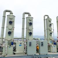 China Chemical Industry Specific Spray Tower For Acid And Alkali Waste Gas Treatment for sale
