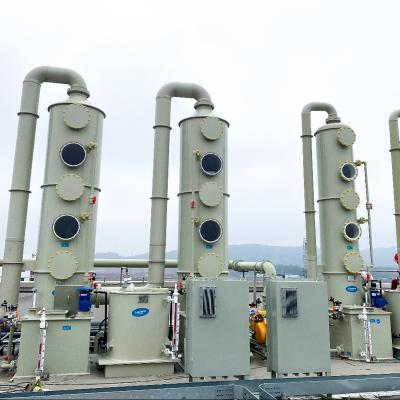 China Chemical Industry Specific Spray Tower For Acid And Alkali Waste Gas Treatment for sale