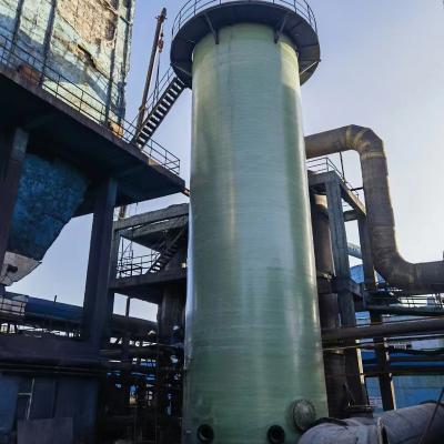 China Meets Flue Gas Emission Standards FRP Desulfurization Tower Reduces Acid Rain Pollution for sale