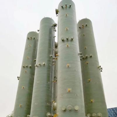 China High Strength FRP Desulfurization Tower Anti Aging And Anti Leakage FRP Scrubber for sale
