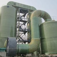 China FRP Flue Gas Desulphurization Plant Integrated Desulfurization And Dust Removal Design for sale