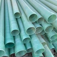 China Wastewater Treatment Frp Round Tube For Industrial Wastewater Discharge Pressure Resistant for sale