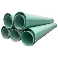 China Industrial Grade Fiberglass Reinforced Plastic Pipe Smooth Inner Wall  Abrasion Resistant for sale