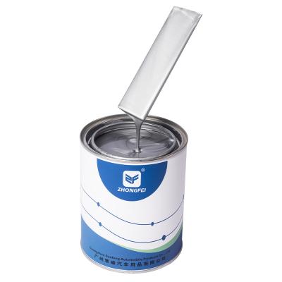 China Automotive Refinish Liquid Coating Silver Electroplating 1L Car Paint With Formula for sale