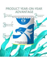 China 50000 Square Meters Plant Scale Coat Alkyd Based Enamel Paint For Metal Material Painting for sale
