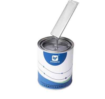 China Main Raw Material Acrylic Car Paint for Auto Refinish and Car Repair Zhongfei Silky Silver for sale