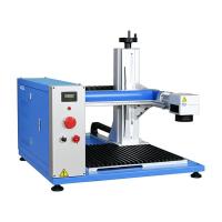 China Table Travel 200*200*60mm Fiber Laser Engraving Machine with Air Cooling System and Non-Consumable for sale