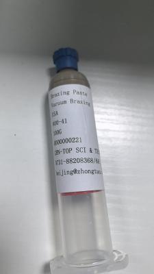 China Vacuum Brazing Paste with 600-800°C Melting Point High-Purity Active Braze Alloy in Syringe/Tube Packaging for sale