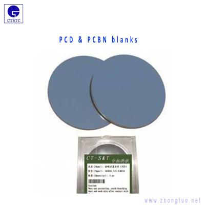 China 1.6mm Thickness High Toughness PCD Blank PCD Compact For Metal Nonmetal Cutting for sale