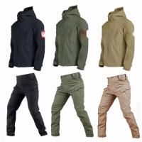 China S-4XL Winter Military Combat Uniform soft shell fleece jacket for sale