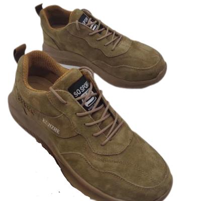 China Wear Resistant Sports Hiking Shoes PU Rubber Breathable Brown for sale