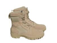 China Khaki Winter Waterproof Tactical Men Boots High Wear Durability Anti Slip Anti Cold for sale