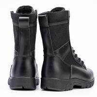 China Military Sweat Absorption High Top Combat Boots Shock Absorption for sale