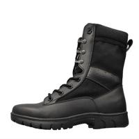 China Military Sweat Absorption High Top Combat Boots Shock Absorption for sale