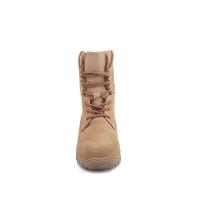 China Desert Breathable Military Leather Boots PU Turn Over EVA Rubber Outsole for sale