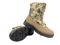 China Slip Resistant Breathable Military Leather Boots for sale
