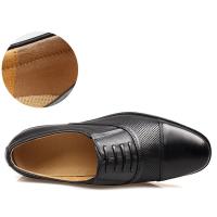 China Stitching Exquisite Military Dress Shoes Oxford Leather Low Top Odorless for sale