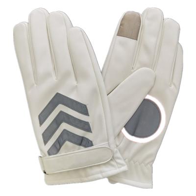 China Fleece Waterproof Leather Gloves 100% Wool Winter Protection for sale
