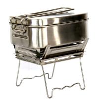 China Camouflage Camping Cooking Set SS 304 For Outdoor Field Cooking for sale