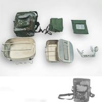 China Camouflage Camping Cooking Set SS 304 For Outdoor Field Cooking for sale