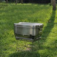 China Camouflage Camping Cooking Set SS 304 For Outdoor Field Cooking for sale