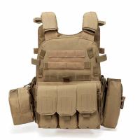 China 600D MOLLE Tactical Vest Camouflage Nylon Multi Functional 1.1kg for sale