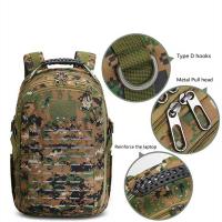 China Anti Theft Rechargeable USB Military Hiking Backpack 60L Camouflage for sale