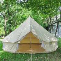 China Double Layer 530g PVC Automatic Camping Tent Waterproof Thickened Cotton for sale