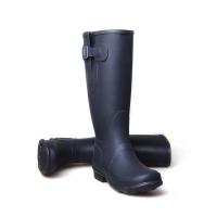 China Waterproof Blue High Heels Rubber Rain Shoes Outdoor Fishing Gear Comfortable And Wearable for sale