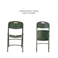 China Blow Molded Portable Camping Chair Camping Gear Military Green Command Chair Wholesale for sale