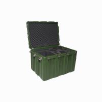 China LLDPE Foldable Military Camping Gear Box Rotomolded Waterproof for sale
