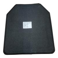 China NIJ IIIA Military Ballistic Armor Pure PE 250x300x7mm With SE Cut Corner for sale