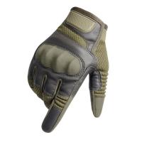 China One Finger Military Tactical Leather Motorcycle Gloves Nylon For Outdoor Climbing for sale