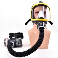 China Industry Protective Fire Fighting Gas Mask Anti Fogging Full Face Gas Mask for sale