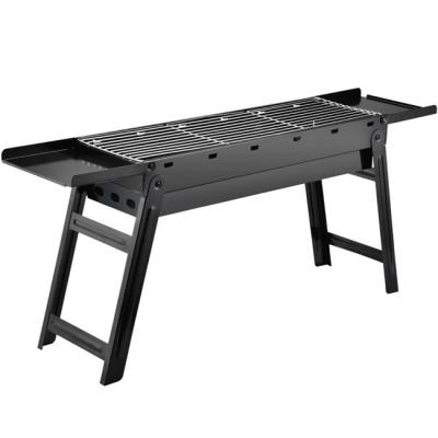 China Iron Foldable Charcoal Outdoor Fishing Gear Grill Barbecue 201 Stainless Steel 3kg for sale