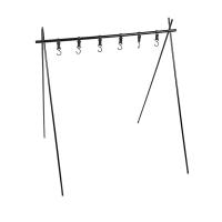 China Tripod Folding Outdoor Camping Gear Aluminum Rack 500g Corrosion Resistant for sale
