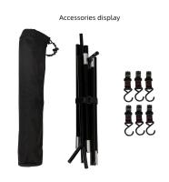 China Tripod Folding Outdoor Camping Gear Aluminum Rack 500g Corrosion Resistant for sale