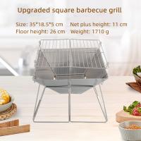 China 410 SS Outdoor Fishing Gear Camping Grill Portable With 201 SS Mesh for sale