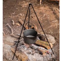 China Aluminum Alloy Outdoor Fishing Gear Grill Pot Foldable Portable Tripod for sale