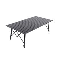 China Smooth Laminate Outdoor Fishing Gear Folding Egg Roll Table Aluminium Alloy for sale