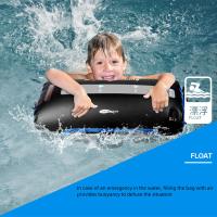 China PVC Solar Outdoor Shower Water Bag Blue Black 20L 26*18*62cm for sale