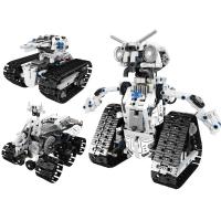 China 600 Parts Modern Military Models Robot 25*13*22.6cm 2.4Ghz Remote Control for sale