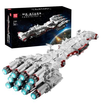 China 20m Remote Control Spaceship Model Building Blocks Electronics 62*20*22cm Large Building Blocks for sale