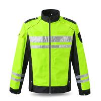 China Motorcycle Riding Safety Reflective Raincoat Oxford Waterproof Fabric for sale
