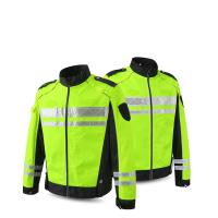 China Motorcycle Riding Safety Reflective Raincoat Oxford Waterproof Fabric for sale