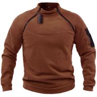 China European American Military Tactical Sweatshirt Breathable Polyester Filling for sale