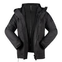China ODM Military Winter Coat Men Windbreaker Hood Fiber Polyester for sale