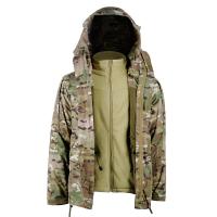 China ODM Military Winter Coat Men Windbreaker Hood Fiber Polyester for sale