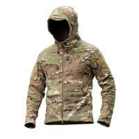 China Zipper Rocker Fleece Military Winter Coat Plain Pattern Military Camouflage Jacket for sale